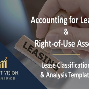 Accounting for Leases & Right-of-use Assets Template - Etsy