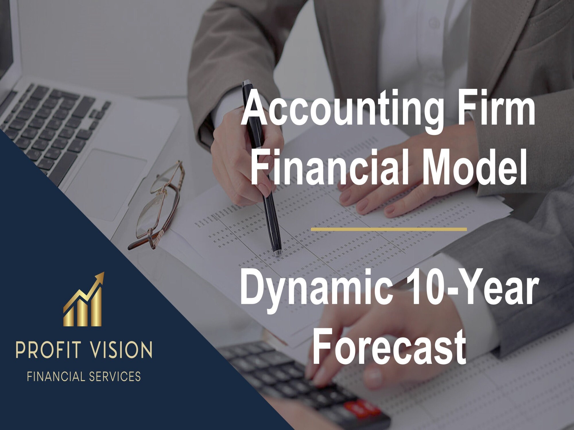 Accounting Firm Financial Model - Dynamic 10 Year Forecast - Etsy