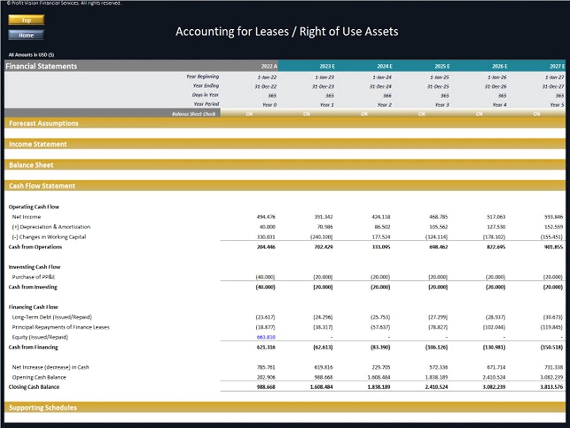 Accounting for Leases & Right-of-use Assets Template - Etsy