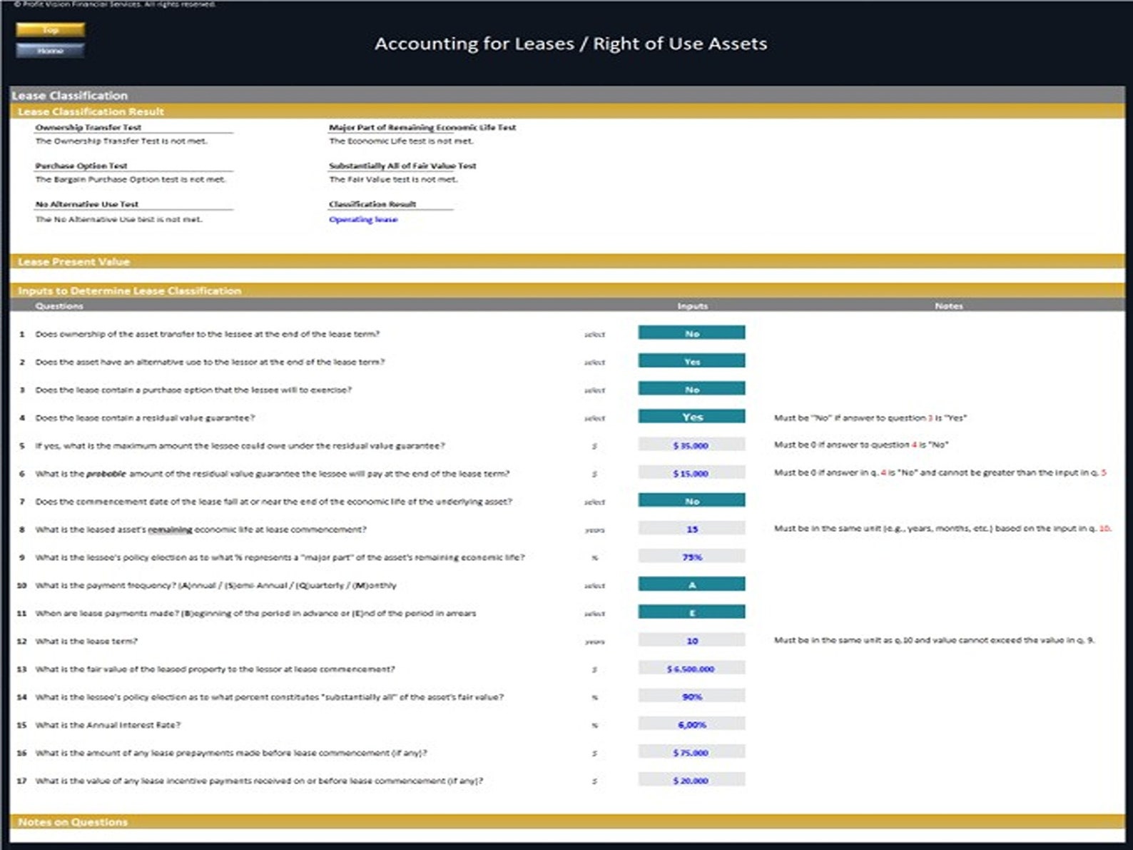 Accounting for Leases & Right-of-use Assets Template - Etsy