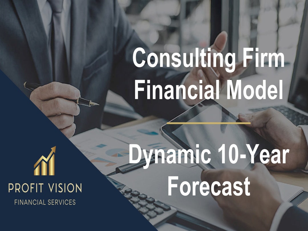 Consulting Firm Financial Model – Dynamic 10 Year Forecast - Etsy