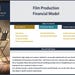 Film Production Financial Model | Production Budget | Distribution ...