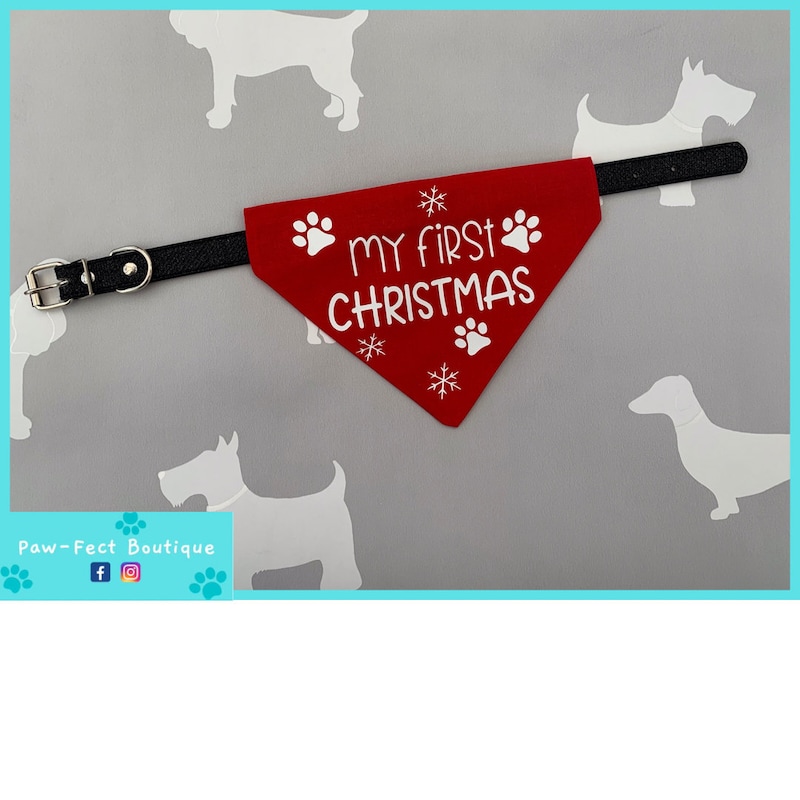 Dogs First Christmas - Etsy