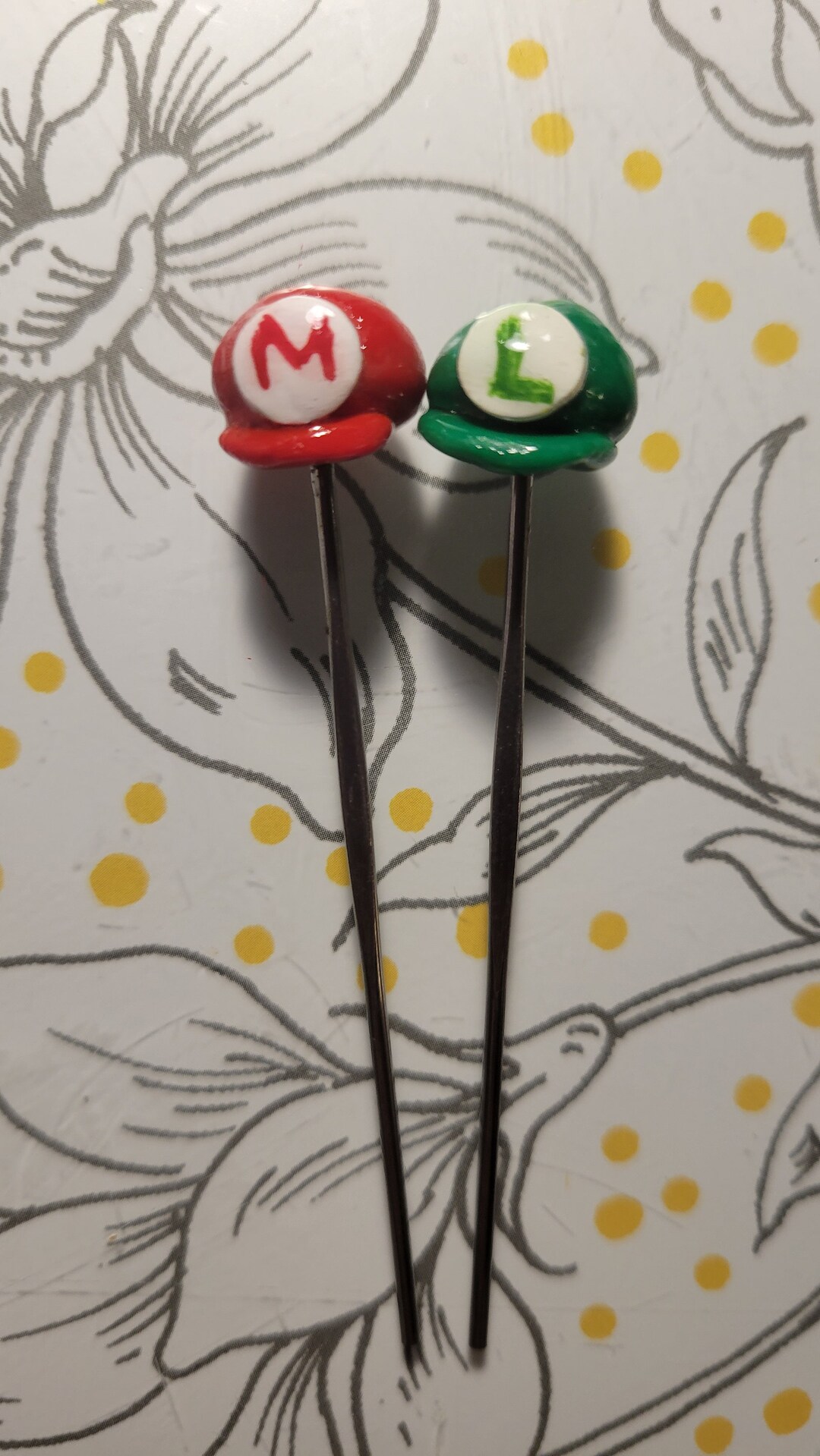 Mario and Luigi Inspired Pipe Poker - Etsy