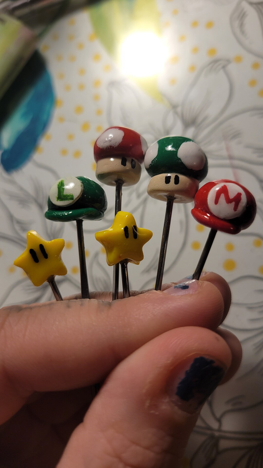 Mario and Luigi Inspired Pipe Poker - Etsy