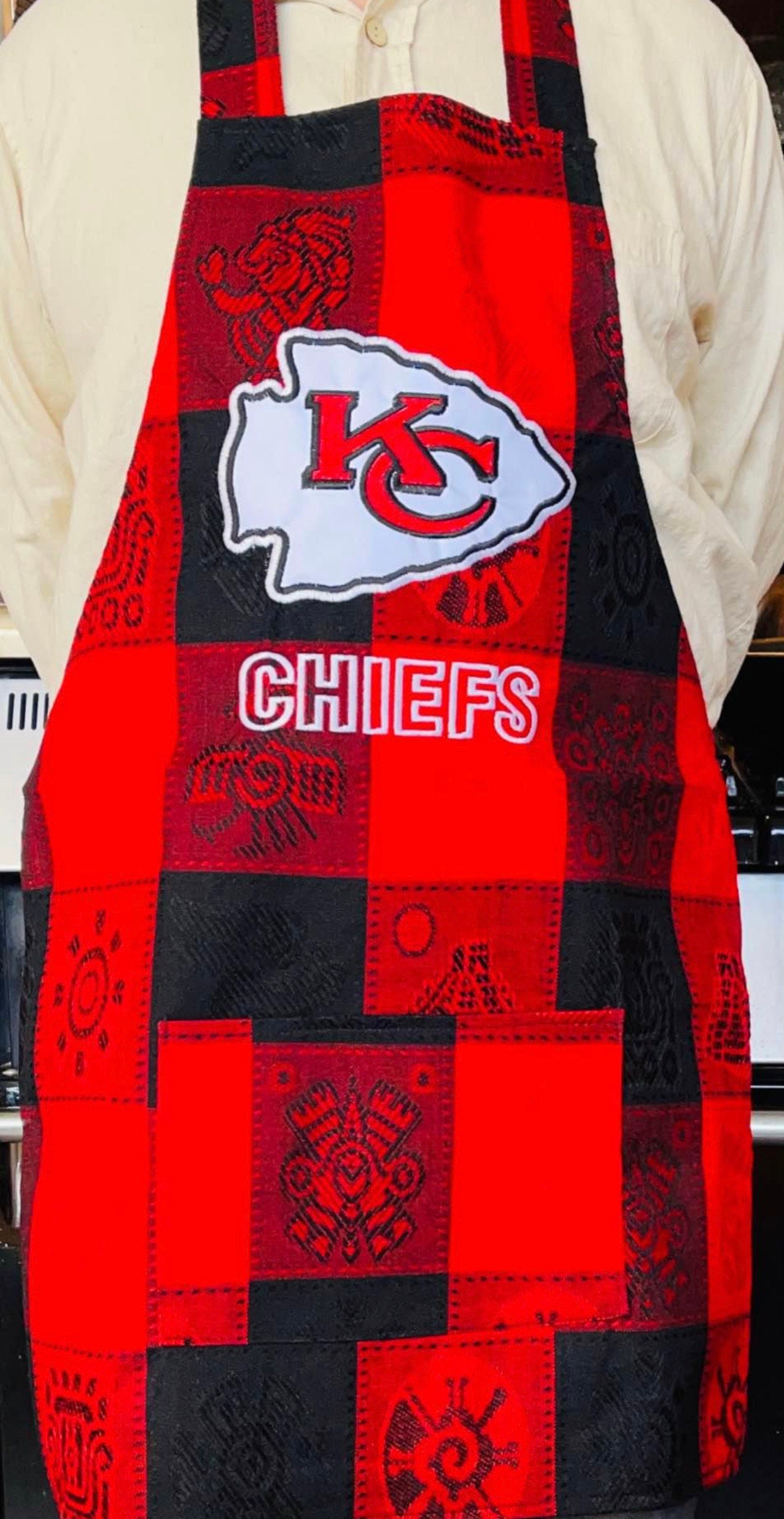 Amazing Kansas Cityfootball Chiefs Fabric Apron - Etsy