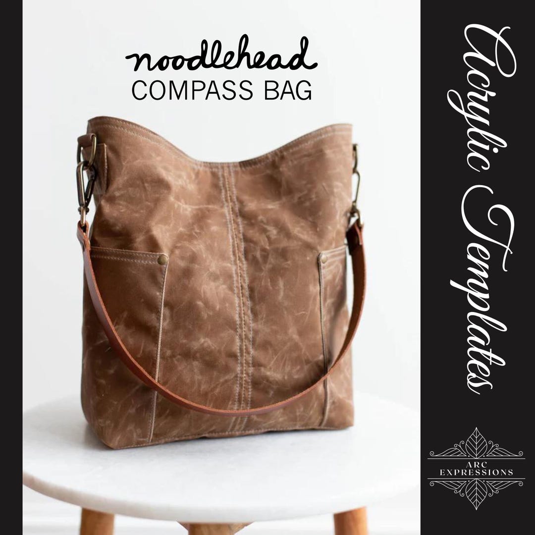 Compass Bag by Noodlehead Acrylic Template Set! Made in the USA, 2 ...