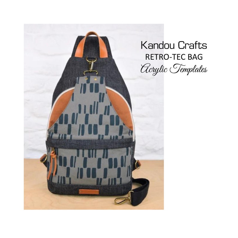 Retro-tec Bag Acrylic Template Set - Kandou Crafts - Etsy
