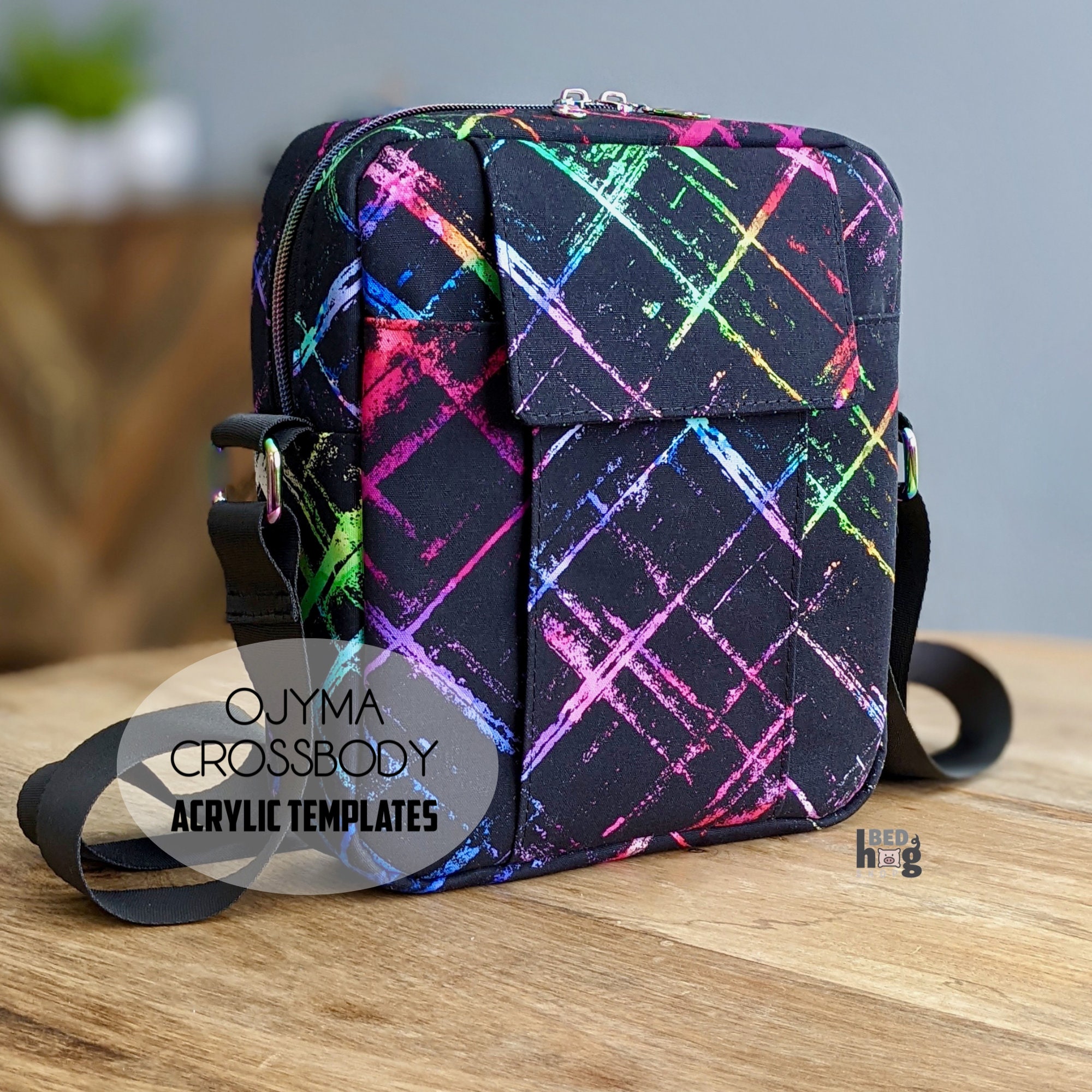 Ojyma Crossbody Bag Acrylic Template Set - Country Cow Designs - Etsy