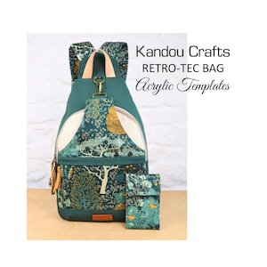 Retro-tec Bag Acrylic Template Set - Kandou Crafts - Etsy