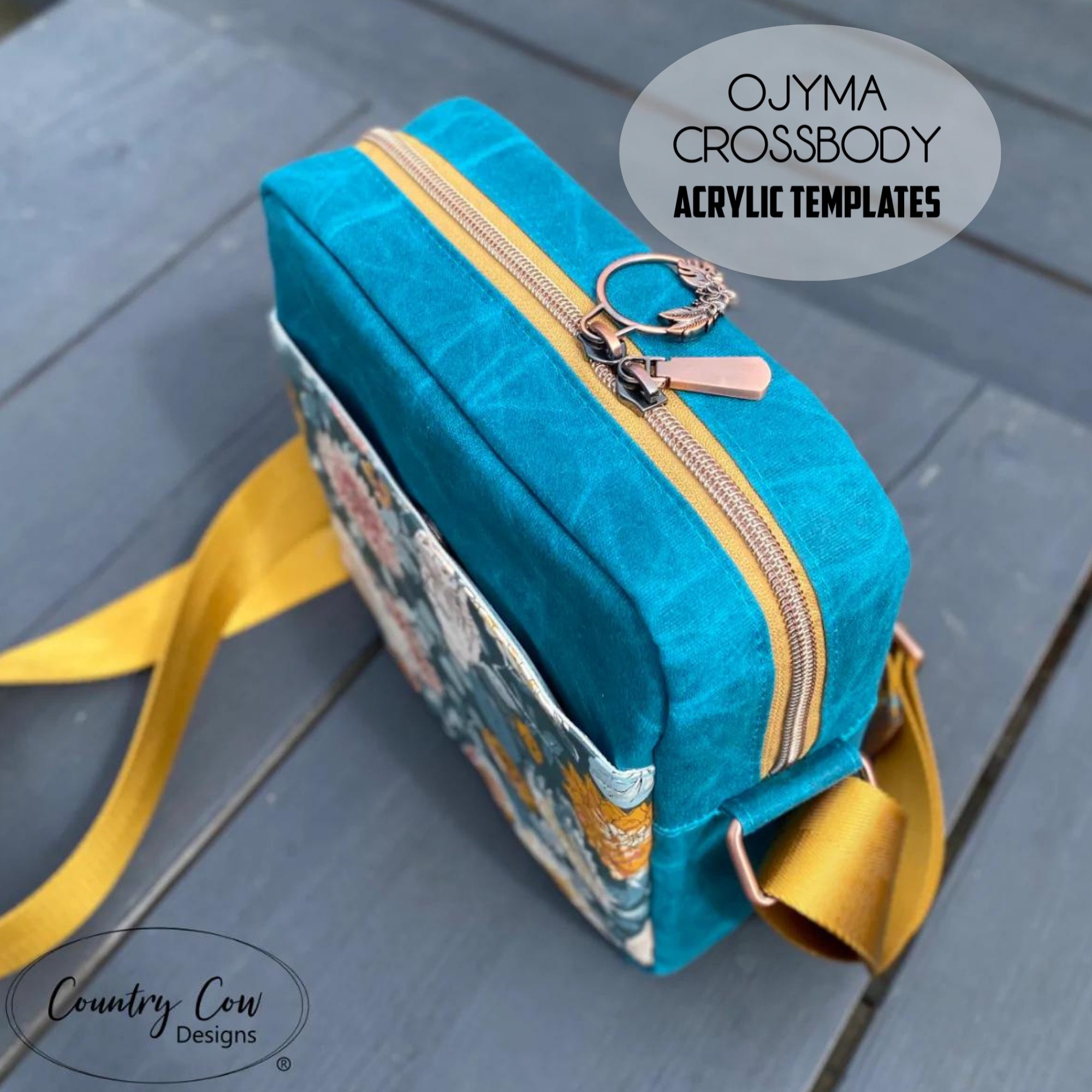 Ojyma Crossbody Bag Acrylic Template Set - Country Cow Designs - Etsy