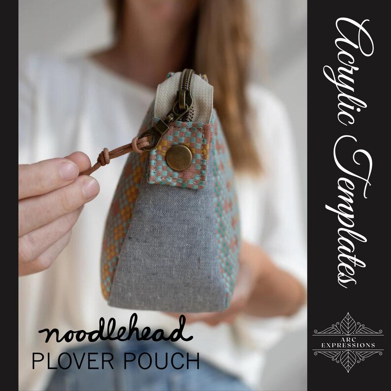 Plover Pouch Acrylic Template Set by Noodlehead - Etsy
