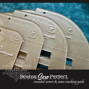 Rounded Corner Seam Allowance Guide: Acrylic Sewing Template - Etsy
