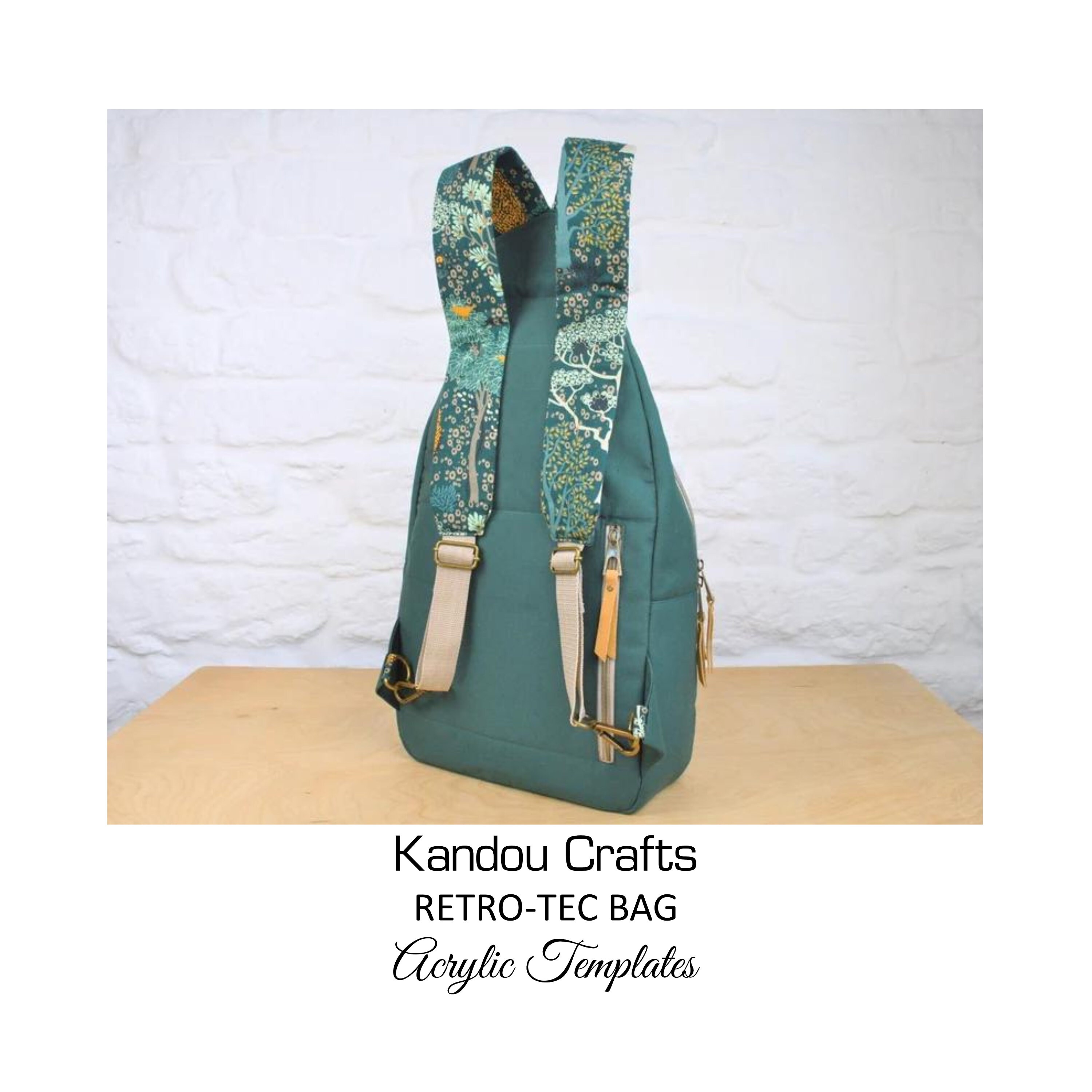 Retro-tec Bag Acrylic Template Set - Kandou Crafts - Etsy