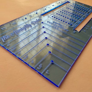 The Almighty Ruler Corner Cutting, Zipper Guide, Rivet Marking, Multi ...