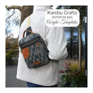 Kandou Crafts Reporter Bag Acrylic Template Set - Etsy