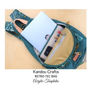 Retro-tec Bag Acrylic Template Set - Kandou Crafts - Etsy