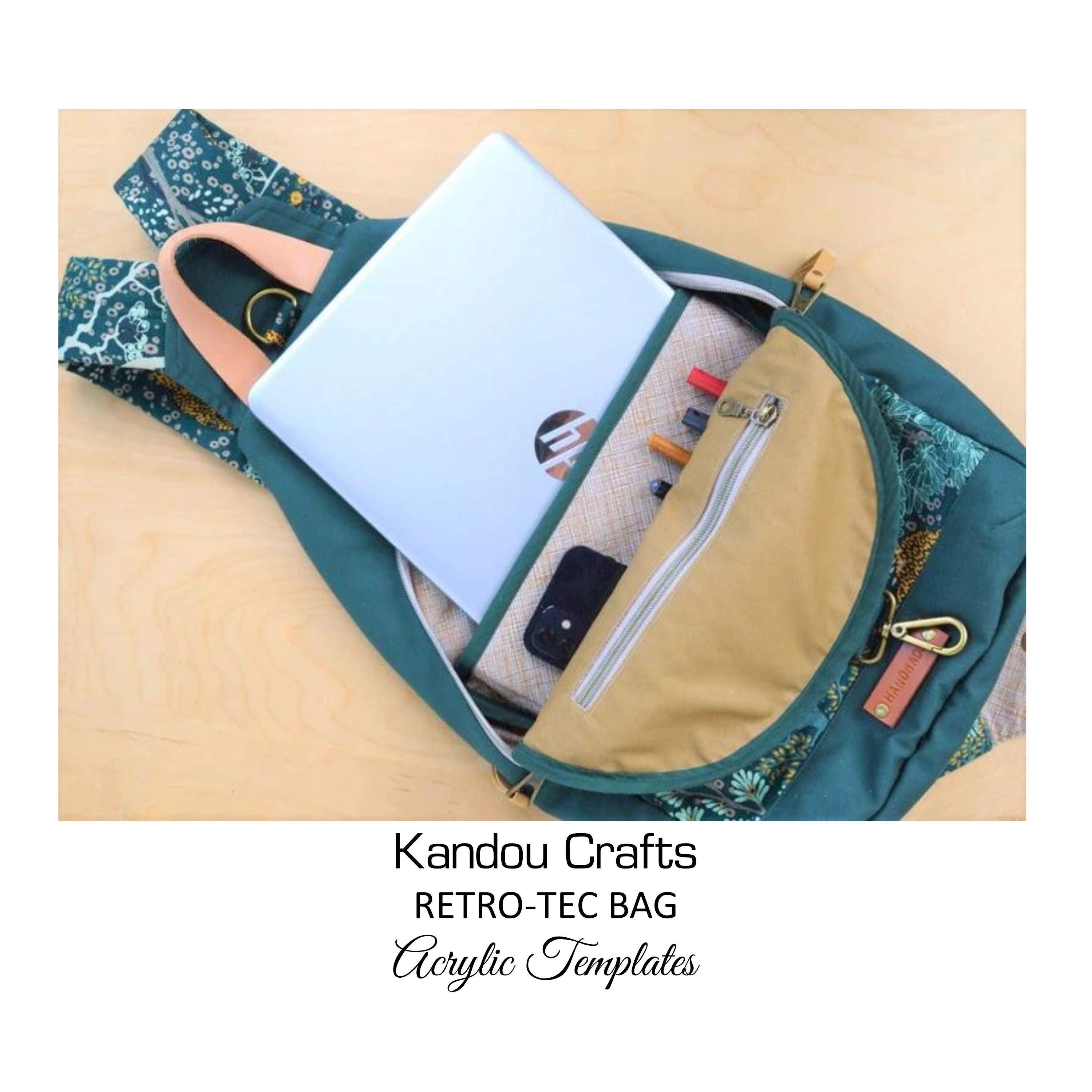 Retro-tec Bag Acrylic Template Set - Kandou Crafts - Etsy
