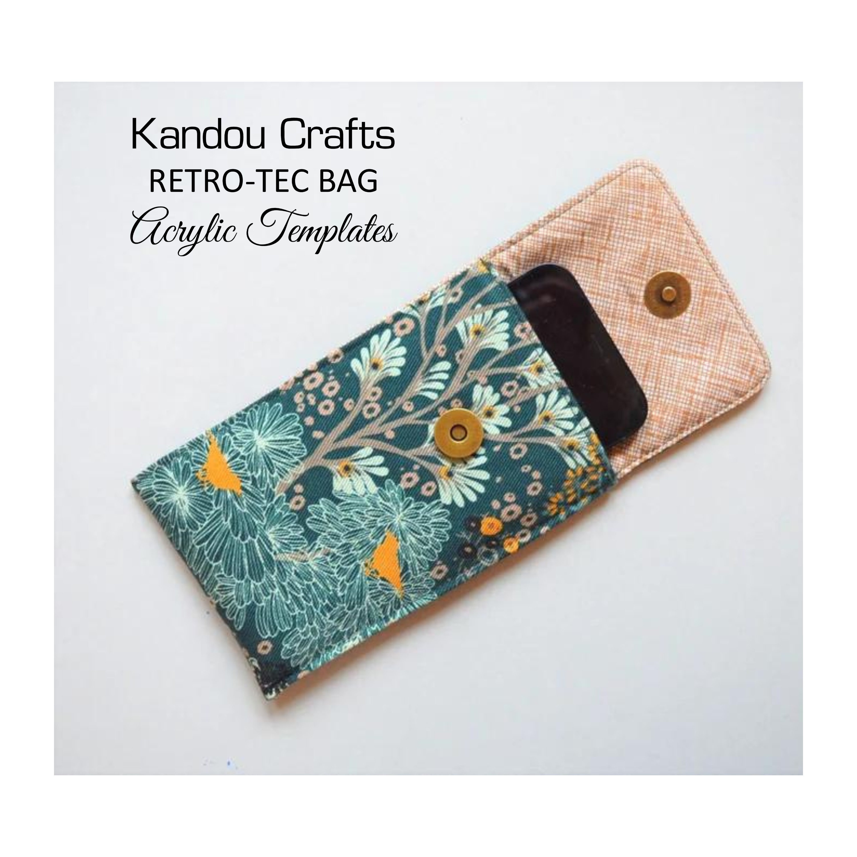 Retro-tec Bag Acrylic Template Set - Kandou Crafts - Etsy