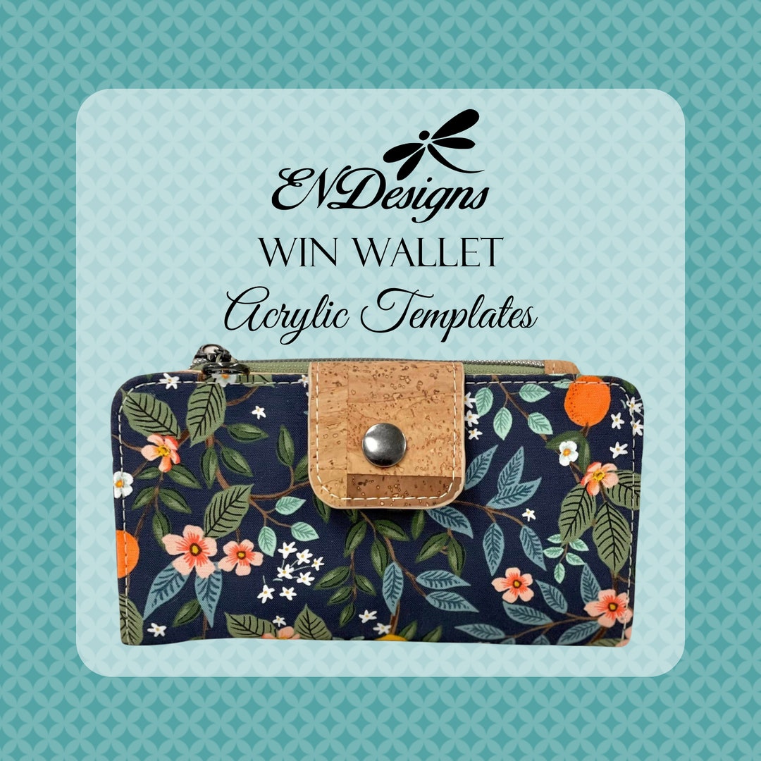 The Win Wallet by Endesigns Acrylic Template Set, Made in the USA, Free ...