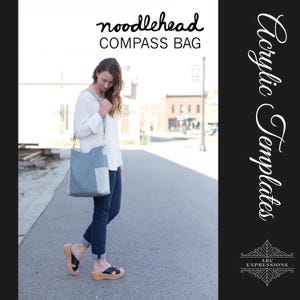 Compass Bag by Noodlehead Acrylic Template Set! Made in the USA, 2 Sizes! - Etsy