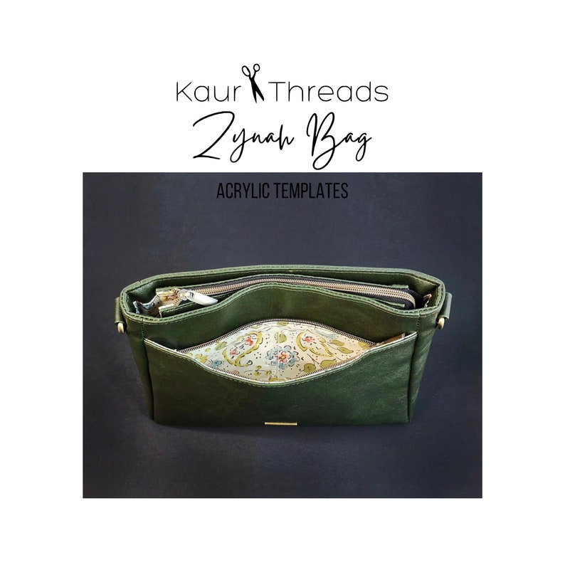 Kaur Threads Zynah Bag: Acrylic Template Set - Etsy