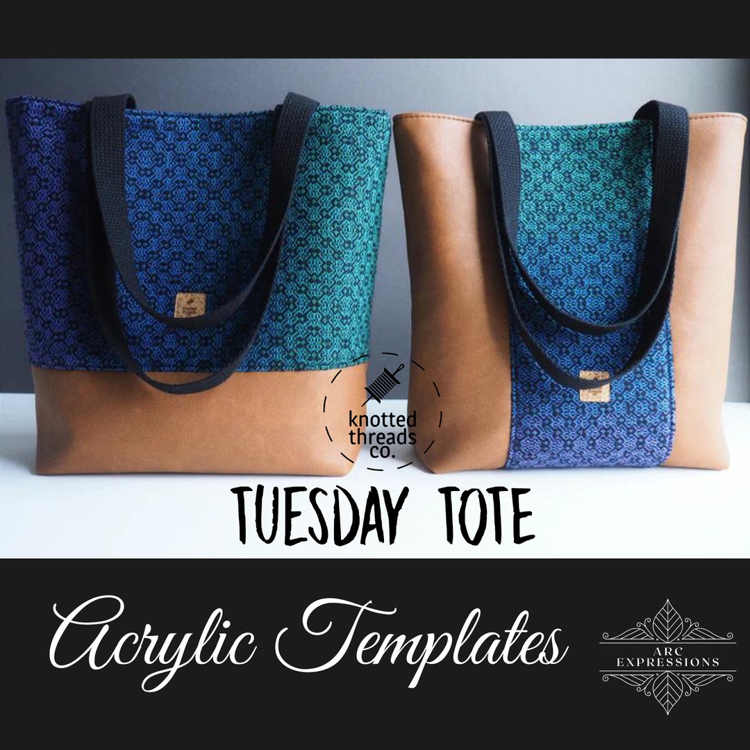 Knotted Threads Tuesday Tote & Weekend Add-on Acrylic Templates - Etsy