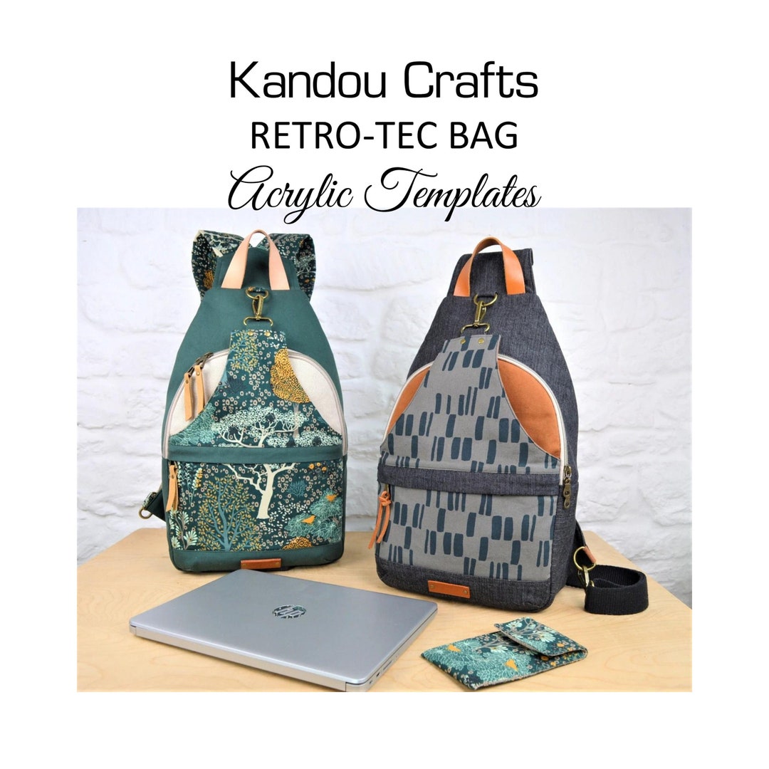 Retro-tec Bag Acrylic Template Set - Kandou Crafts - Etsy