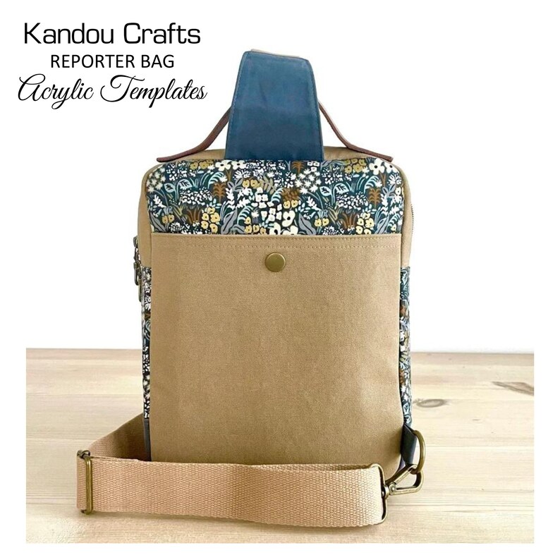 Kandou Crafts Reporter Bag Acrylic Template Set - Etsy