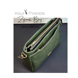 Kaur Threads Zynah Bag: Acrylic Template Set - Etsy