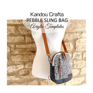 Pebble Sling Bag Acrylic Template Set - Kandou Crafts - Etsy
