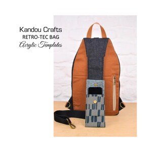 Retro-tec Bag Acrylic Template Set - Kandou Crafts - Etsy