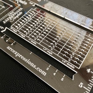 The Almighty Ruler! Corner Cutting, Zipper Guide, Rivet Marking, Multi ...