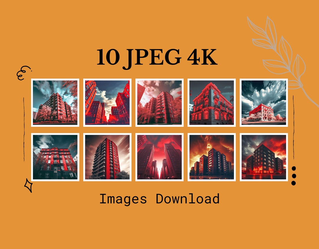 Urban Architecture 4K Collection: 10 High-contrast Images - Etsy