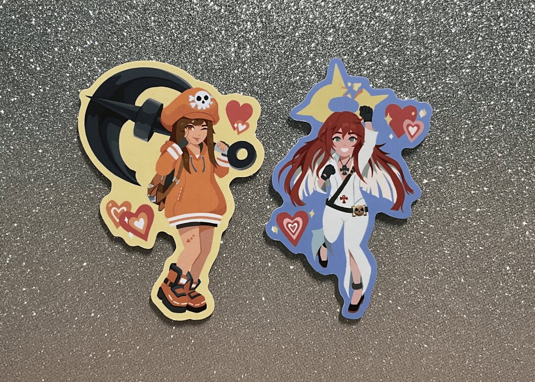 Ggst || May and Jack-o Vinyl Sticker - Etsy