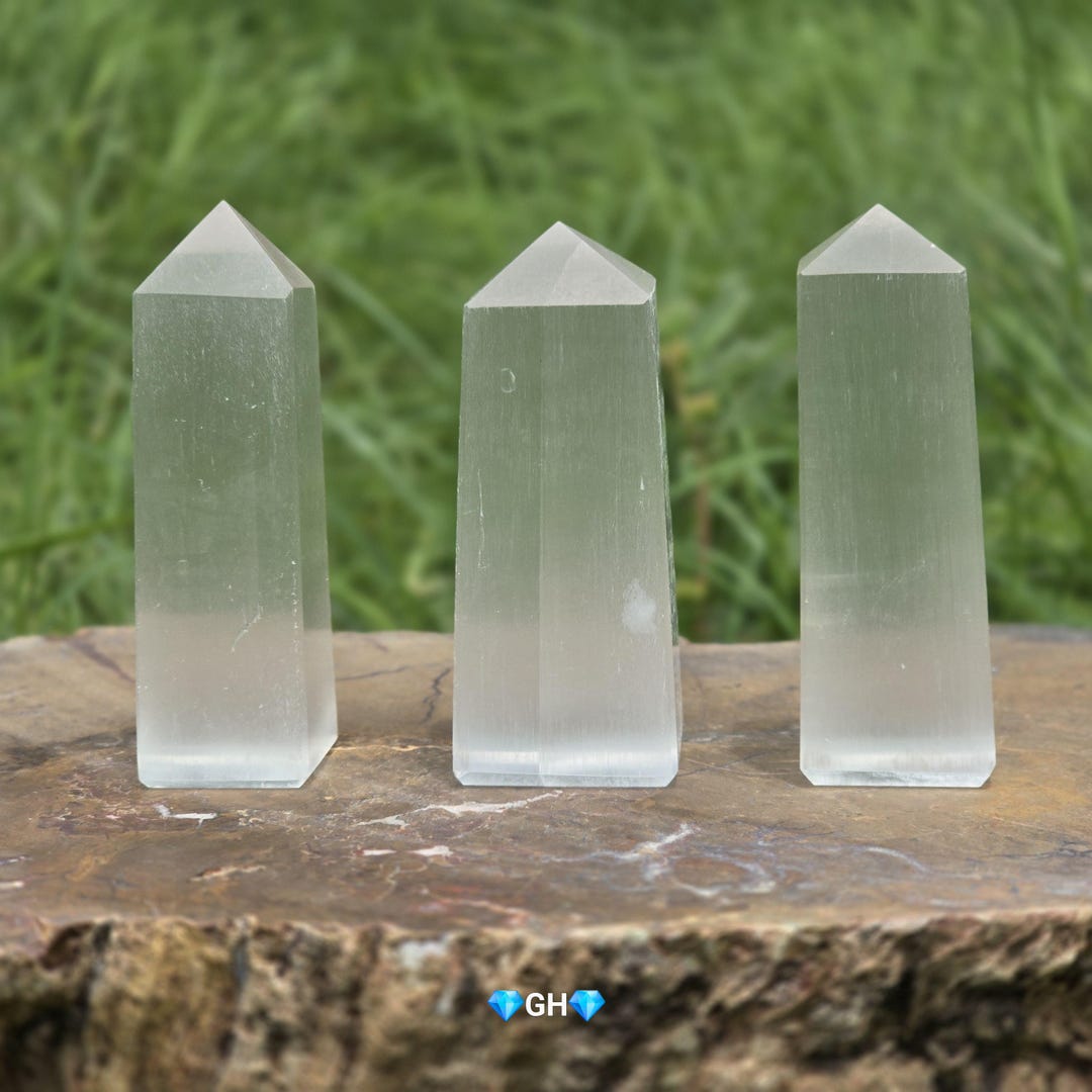 Selenite Towers - Powerful Crystal for Cleansing - Etsy