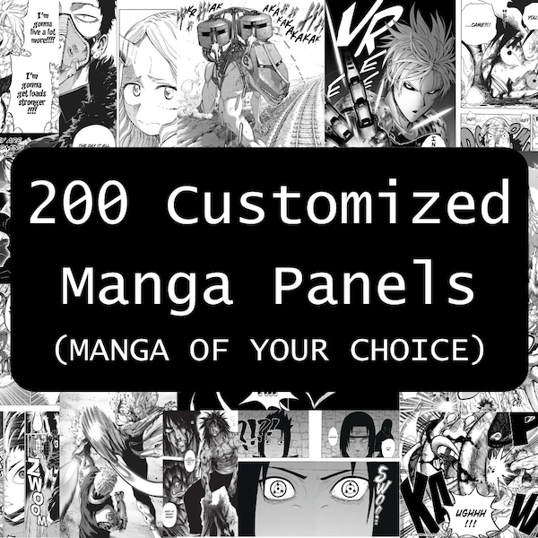 Gojo Manga Panels - Etsy
