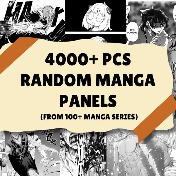 Manga Anime Panels - Etsy