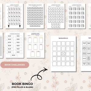 2026 Reading Journal Printable, Book Journal, Book Tracker, Reading ...