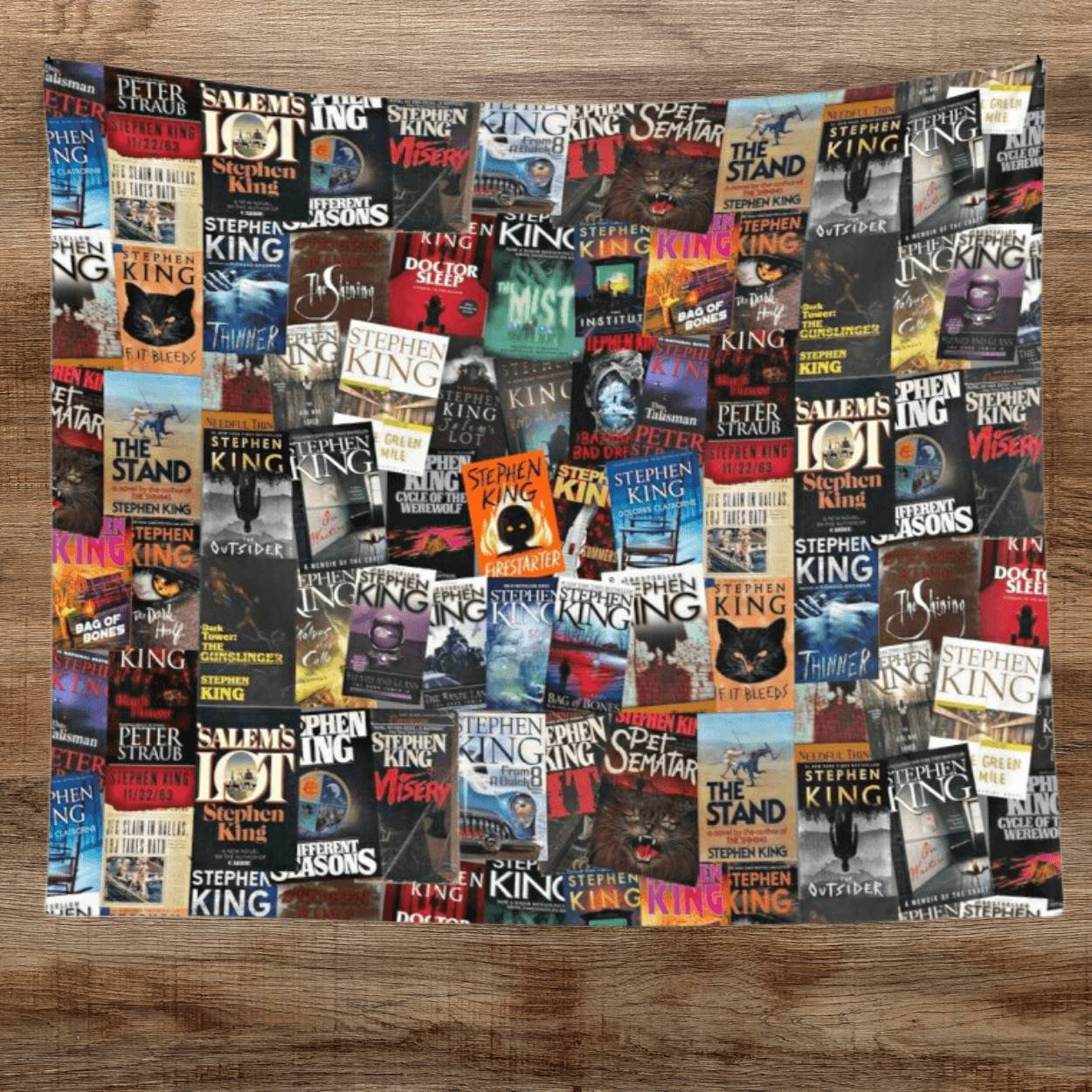 Stephen King Book Covers Collage