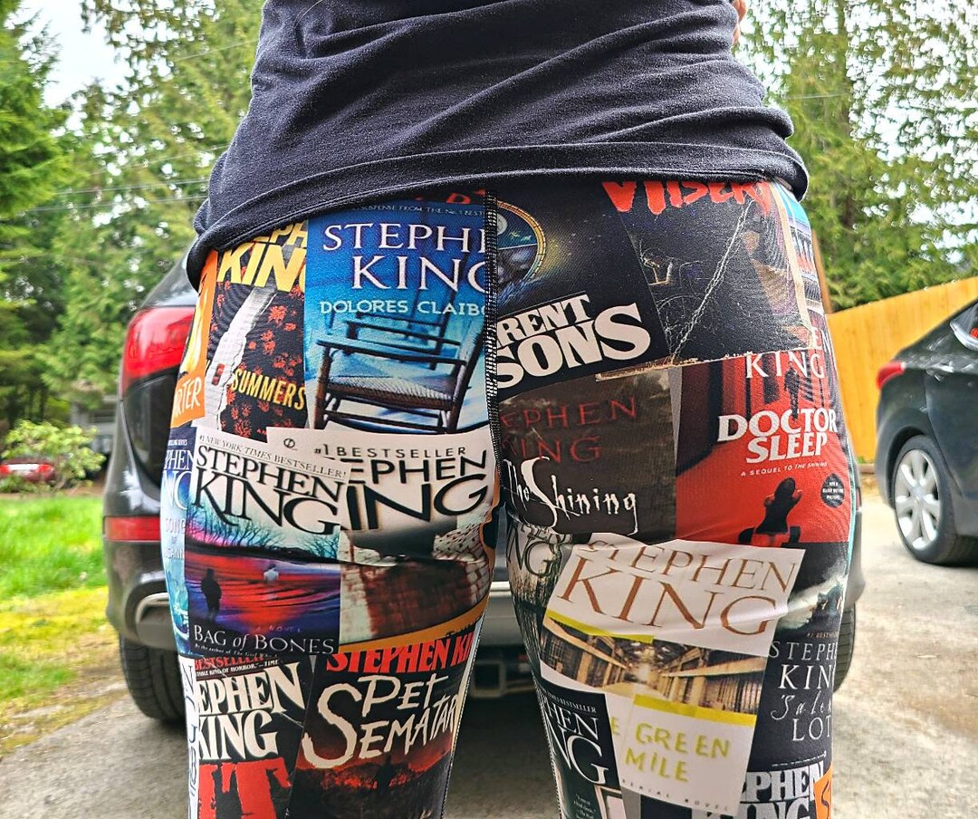 Stephen King Leggings Stephen King Book Cover Bottoms Perfect T For Bookworm Mom Ankle
