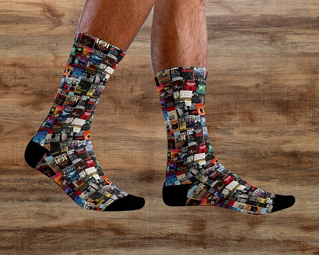 Stephen King Book Cover Socks - Etsy