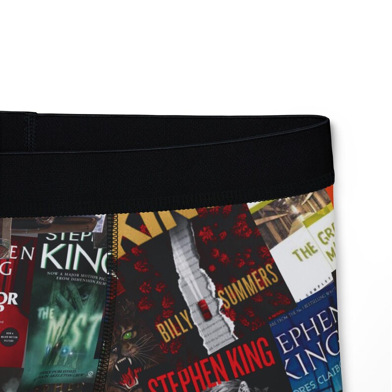 Stephen King Boxers, Men's Stephen King Book Covers Boxer Briefs, Fun ...