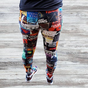 Stephen King Leggings, Stephen King Book Cover Bottoms, Perfect Gift ...