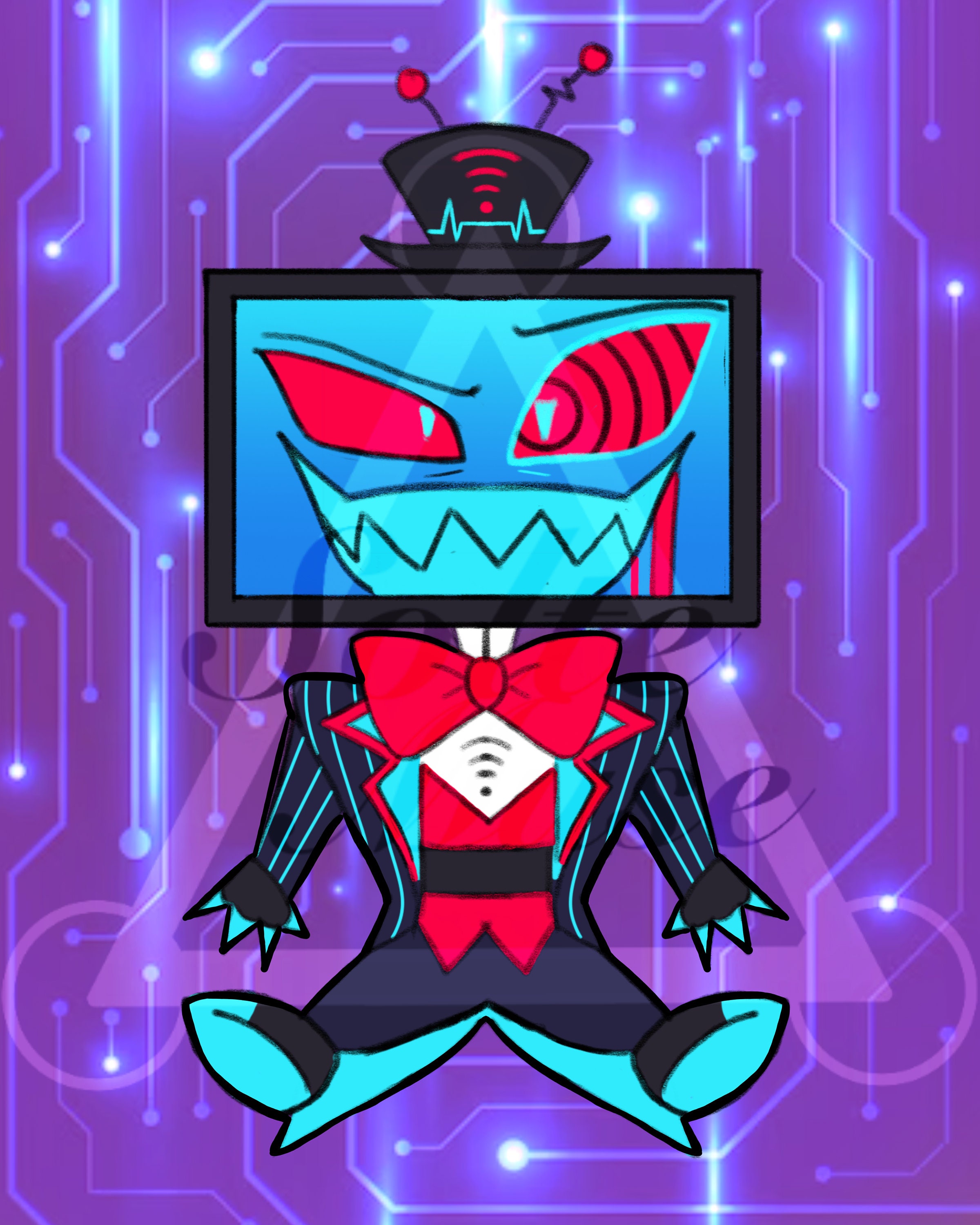 Voxval Hazbin Hotel Vox Valentino Plush - Etsy Canada