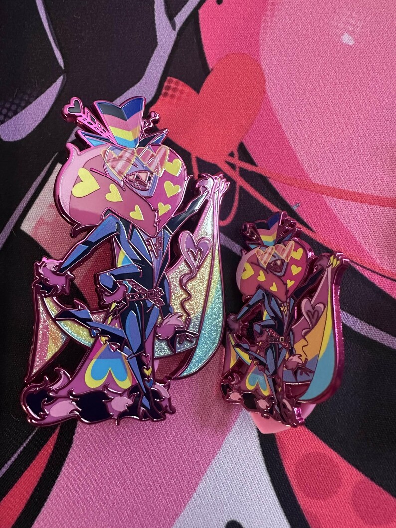 Valentino Pride Chibi | Hazbin Hotel - Etsy
