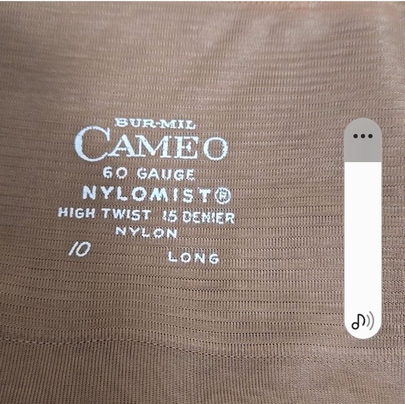 Bur-mil Cameo Rare Vintage Violet and Beige Stockings NIB - Etsy