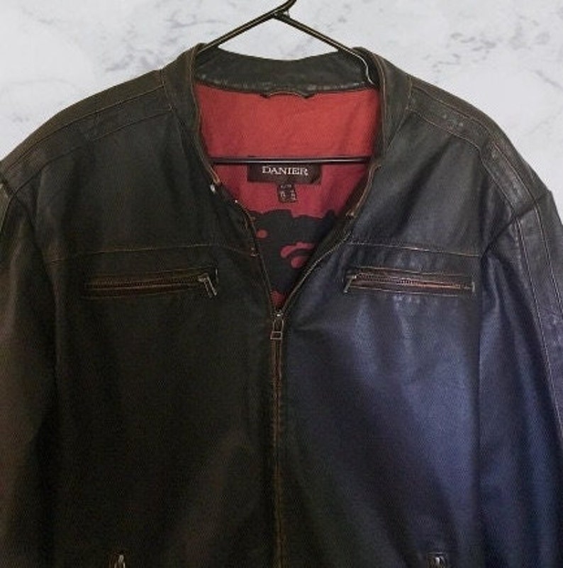 Vintage Mens Leather Jacket, Mens Leather Jacket, Danier Leather Jacket ...