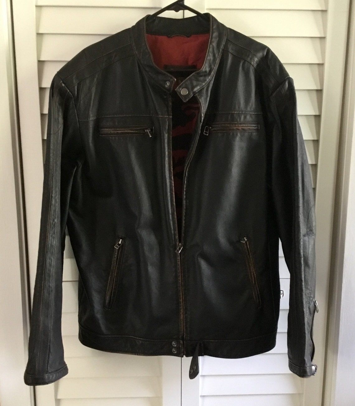 Vintage Mens Leather Jacket, Mens Leather Jacket, Danier Leather Jacket ...