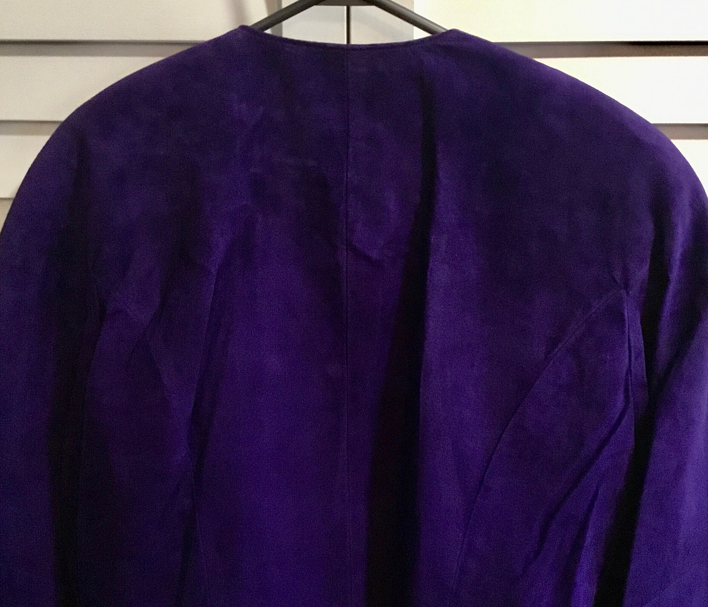 Royal Purple Suede Jacket, Womens Suede Leather Jacket, Bolero Suede ...